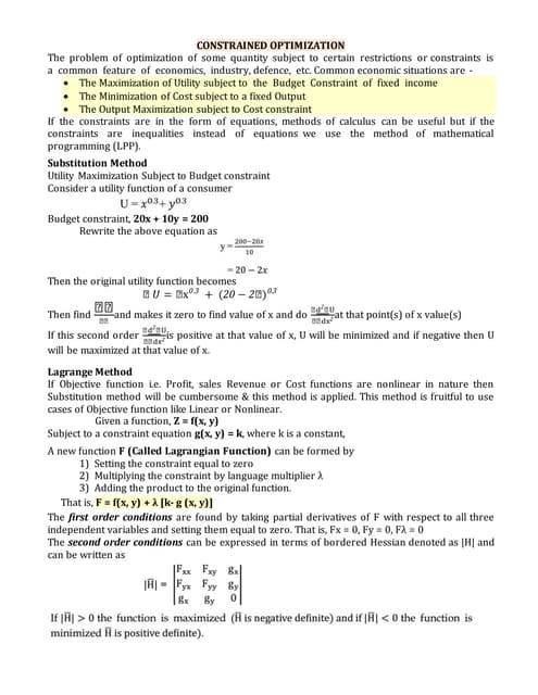 Microeconomics ii | PPT