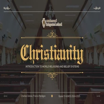 Christianity | Introduction to World Religion and Belief Systems (IWRBS ...