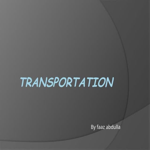 Geography Grade 8 - Trade and transport around the world | PPTX