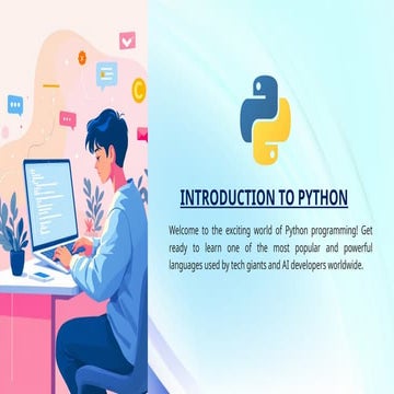 Python basics | PPTX
