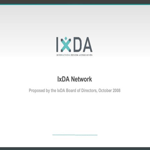 Ixda Network | PPT