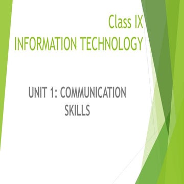 IX Unit 1 Verbal & Non-Verbal Communication.pptx