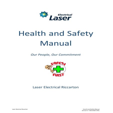 Health and safety manual (last updated 11.12.15) | PDF