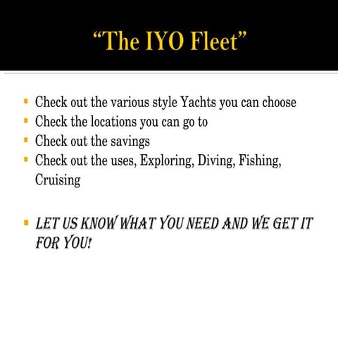 Iyo The Fleet | PPT