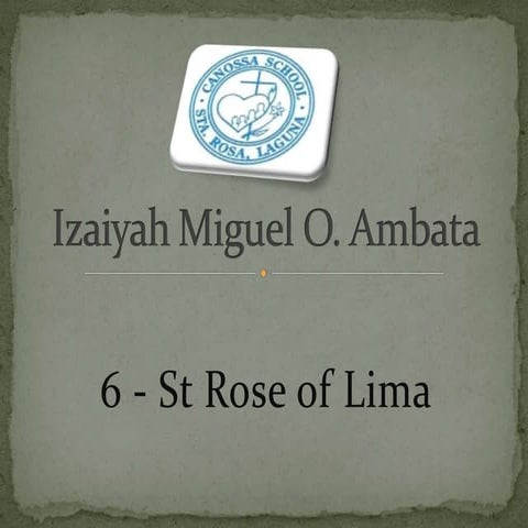 Izaiyah miguel o suliranin ng kaunlaran | PPTX