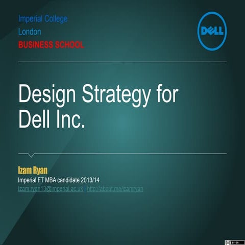 A Design Strategy for Dell | PPT