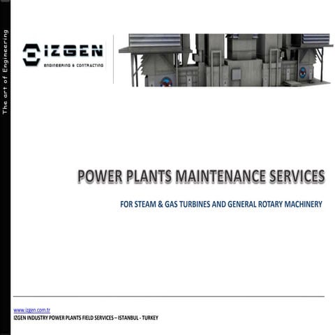 IZGEN Advanced Power Plant Engineering & Contracting | PPTX | Power and Energy Industry | Industries