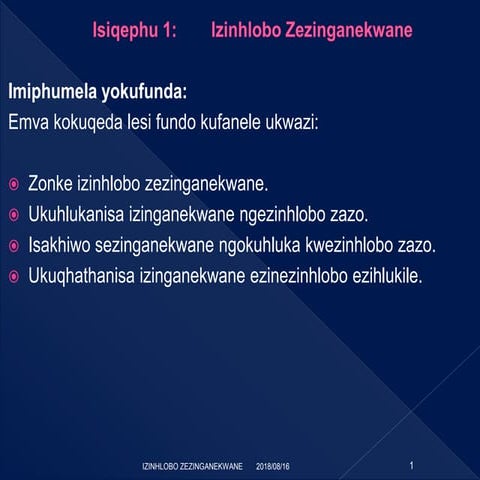 Ukuhluza inkondlo | PPTX