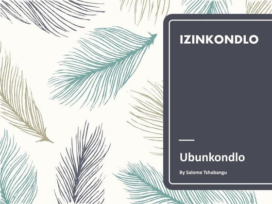Ukuhluza inkondlo | PPTX