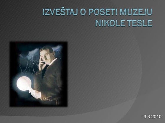 Nikola Tesla prezentacija | PPT