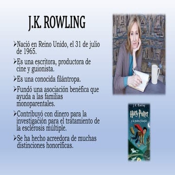 J.k. rowling | PPTX