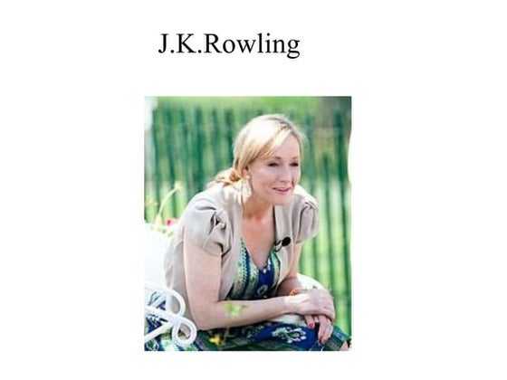 J.k rowling | PPT