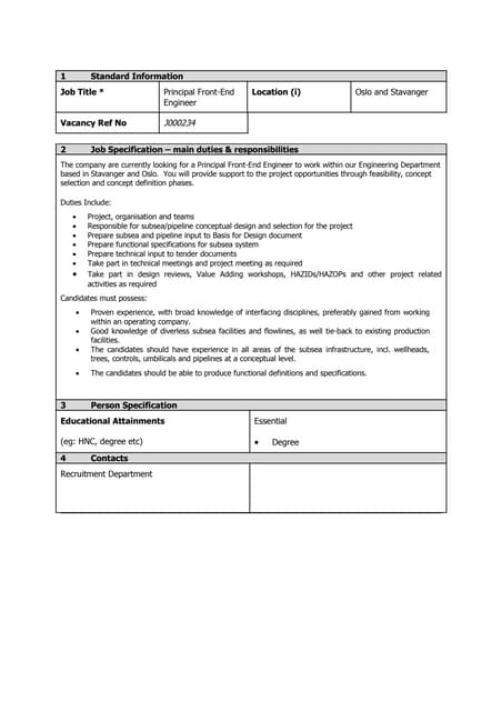 J000234 Principal Front End Engineer Pdf