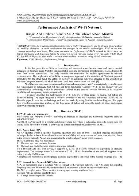 Wifi & 802.11 Standards | PPTX
