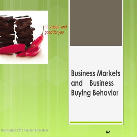Business Market and Business Buyer Behaviour | PPT
