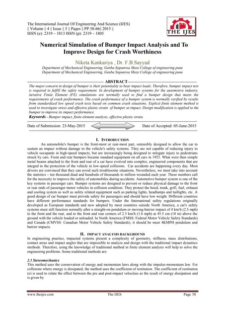 DESIGN ANDDEVELOPMENT OF AUTOMATIC PNEUMATIC BUMPER | PDF | Performance ...