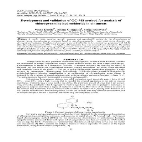 Development and validation of GC-MS method for analysis of ...