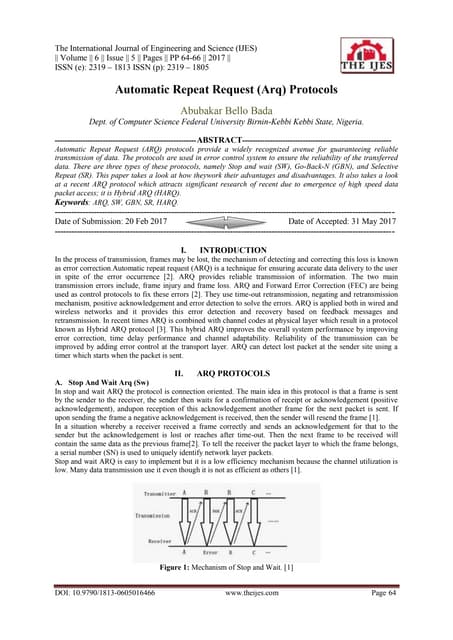 Selective repeat protocol | PPT