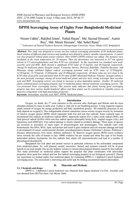 DPPH radical scavenging assay via micrototre plate method.pptx