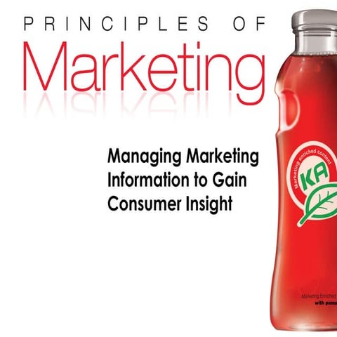 Managing Marketing Information to Gain Customer Insights | PPT