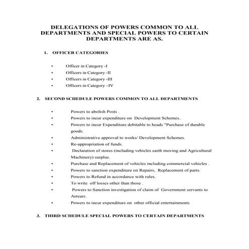 Delegation of-powers | PDF