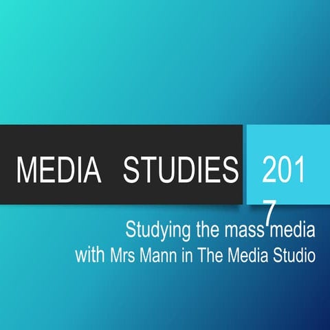 J200 gcse media studies | PPT
