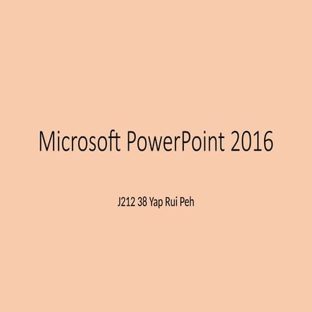 Microsoft Powerpoint Microsoft Powerpoint | PPTX