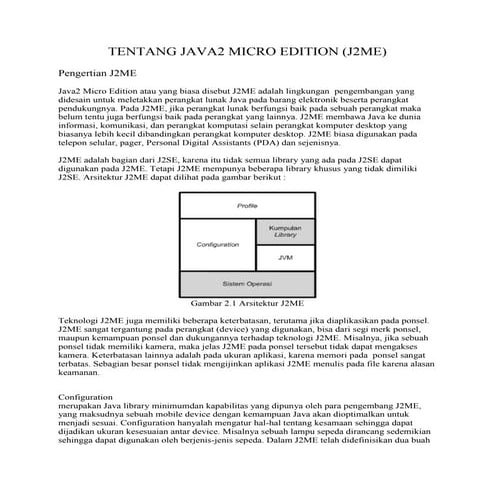 J2me edwin prassetyo 1100631028 | PDF