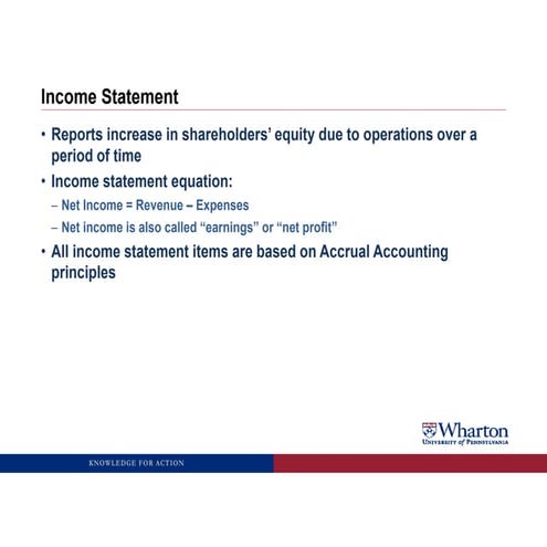 THE INCOME STATEMENT | PPTX