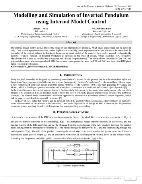 Real-time PID control of an inverted pendulum | PDF | Radio Control | Hobbies & Interests