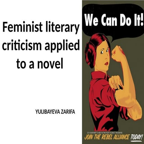 Feminist literary criticism | PPTX