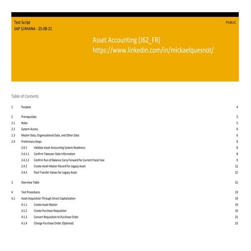 Intercompany assets transfer | PDF