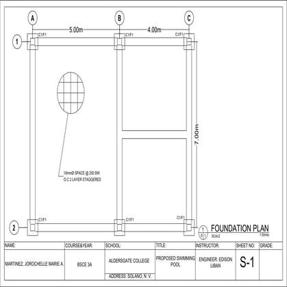 Building system design- example of foundation plan | PPT