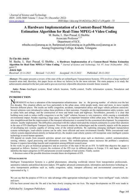 A Hardware Implementation Of A Content Based Motion Estimation