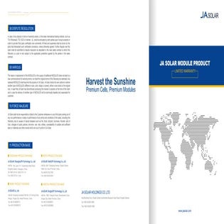 Ja product-warranty | PDF