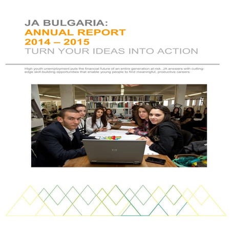 JA Bulgaria Annual Report 2014-2015 | PDF