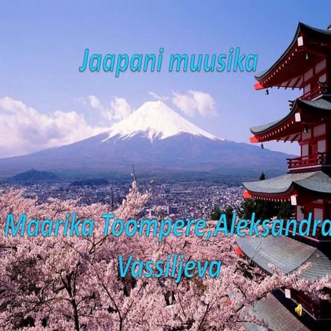 Jaapani muusika | PPTX