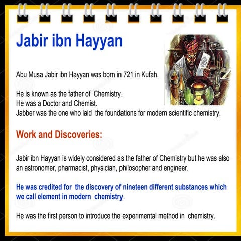Jabir ibn Hayyan | PPT