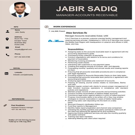 Jabir sadiq cv | PDF