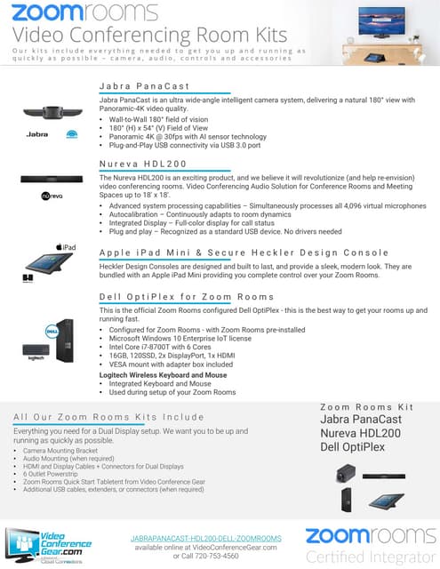 Microsoft Teams Kits from Video Conference Gear featuring the AVer ...