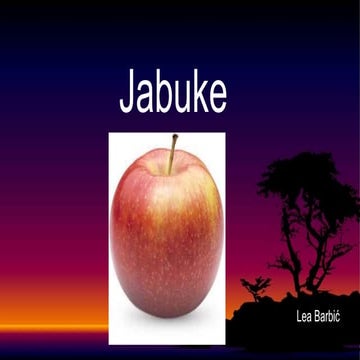 Jabuke | PPTX