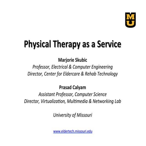 Interactive Interface for Remote Physical Therapy | PDF