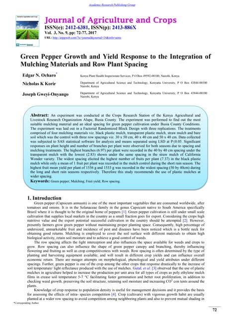 Plant density and Crop Geometry.pptx