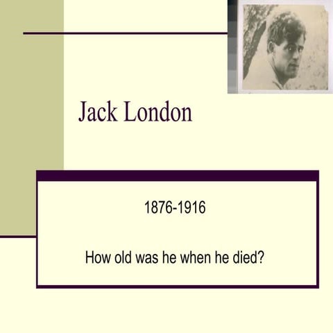 Jack london | PPTX