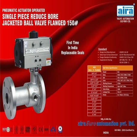 Jacketed Ball Valve | PDF