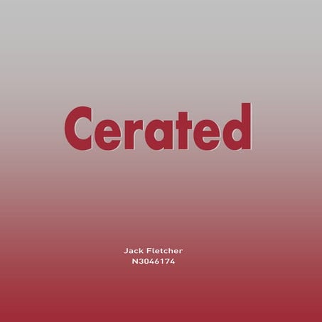 Jack fletcher n3046174 | PDF