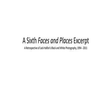 Jack Halfon Faces and Places Excerpt 6 | PPT