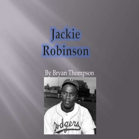 Jackie robinson | PPTX