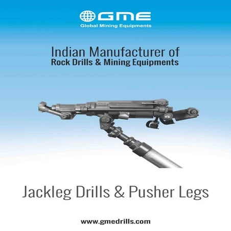 GME - Jackleg drills & pusher legs combined brochure | PDF