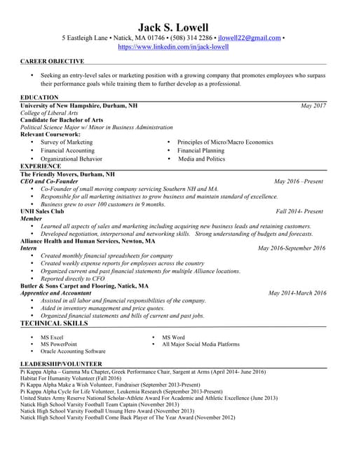 Daniel Cartwright Resume | PDF